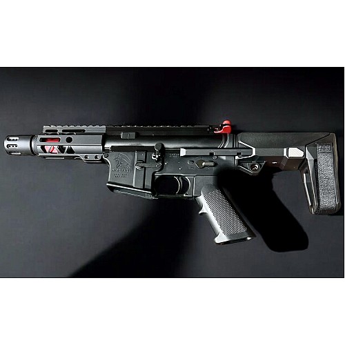 AR-15 .300 Blackout 5" Micro Mini Pistol | Red Accents ...