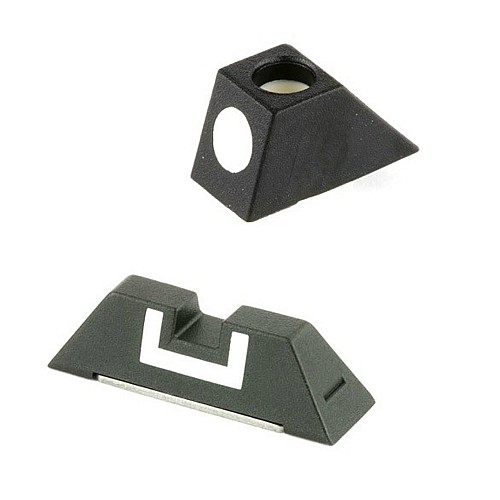 Handgun Sights : Glock OEM Poly Fixed Front & Rear Sight ...