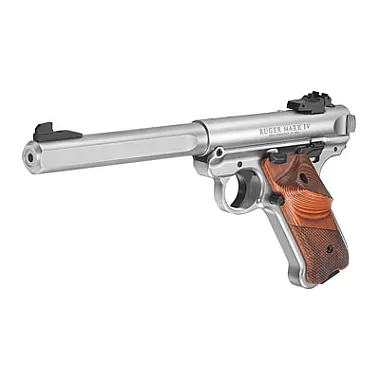 Pistols - Metal Frame : RUGER MRK IV COMP 22LR 6.9" 10RD STS